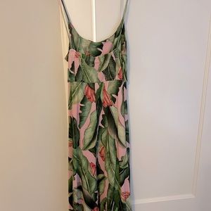 FARM Rio | Dresses | Farm Rio Banana Leaves Midi Dress | Poshmark